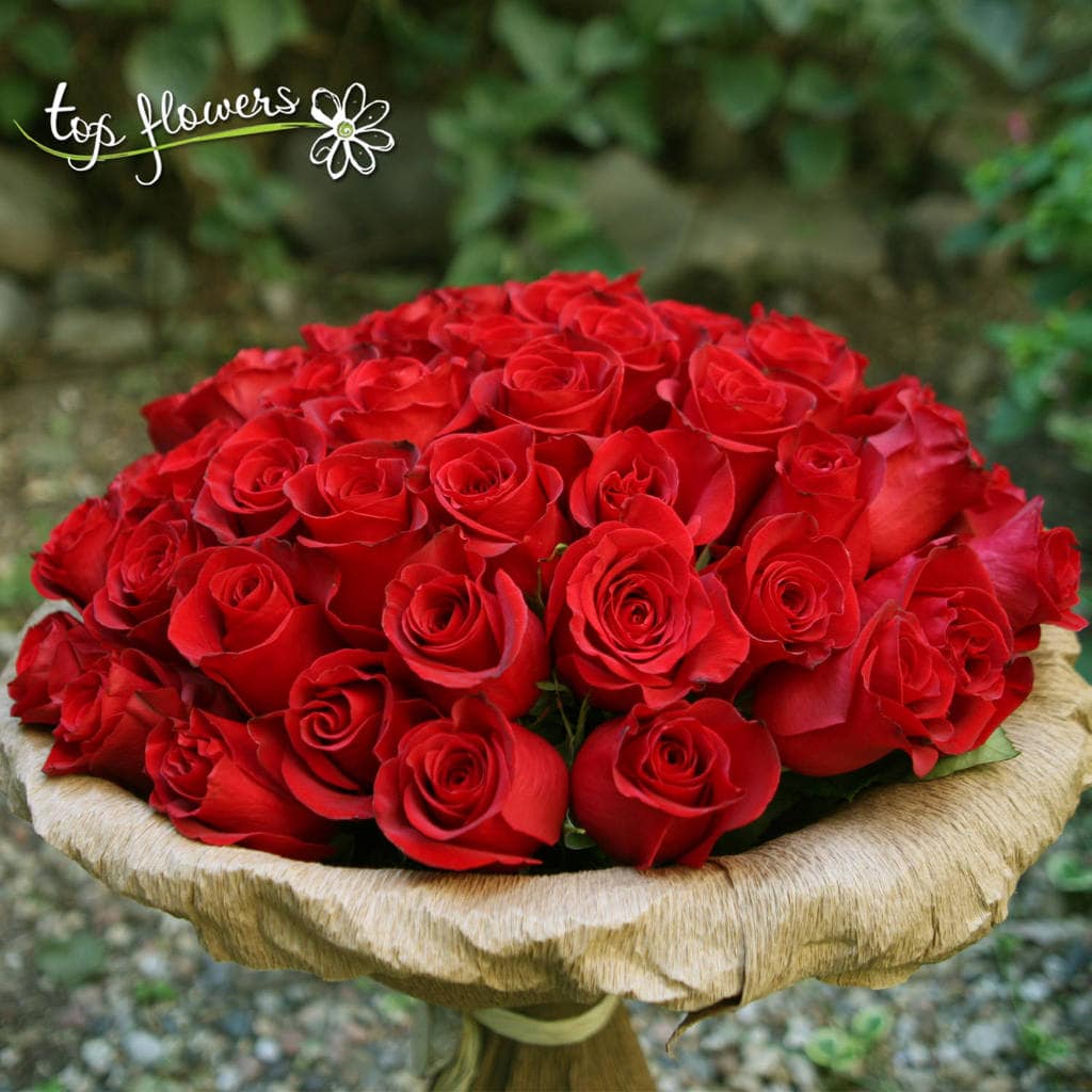 Bouquet 51 Red Roses | Top Flowers.com