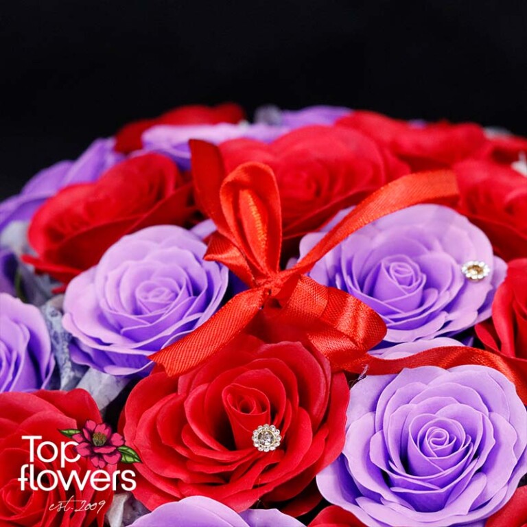 Obsession | Soap Roses in a Box | Top-Flowers.com
